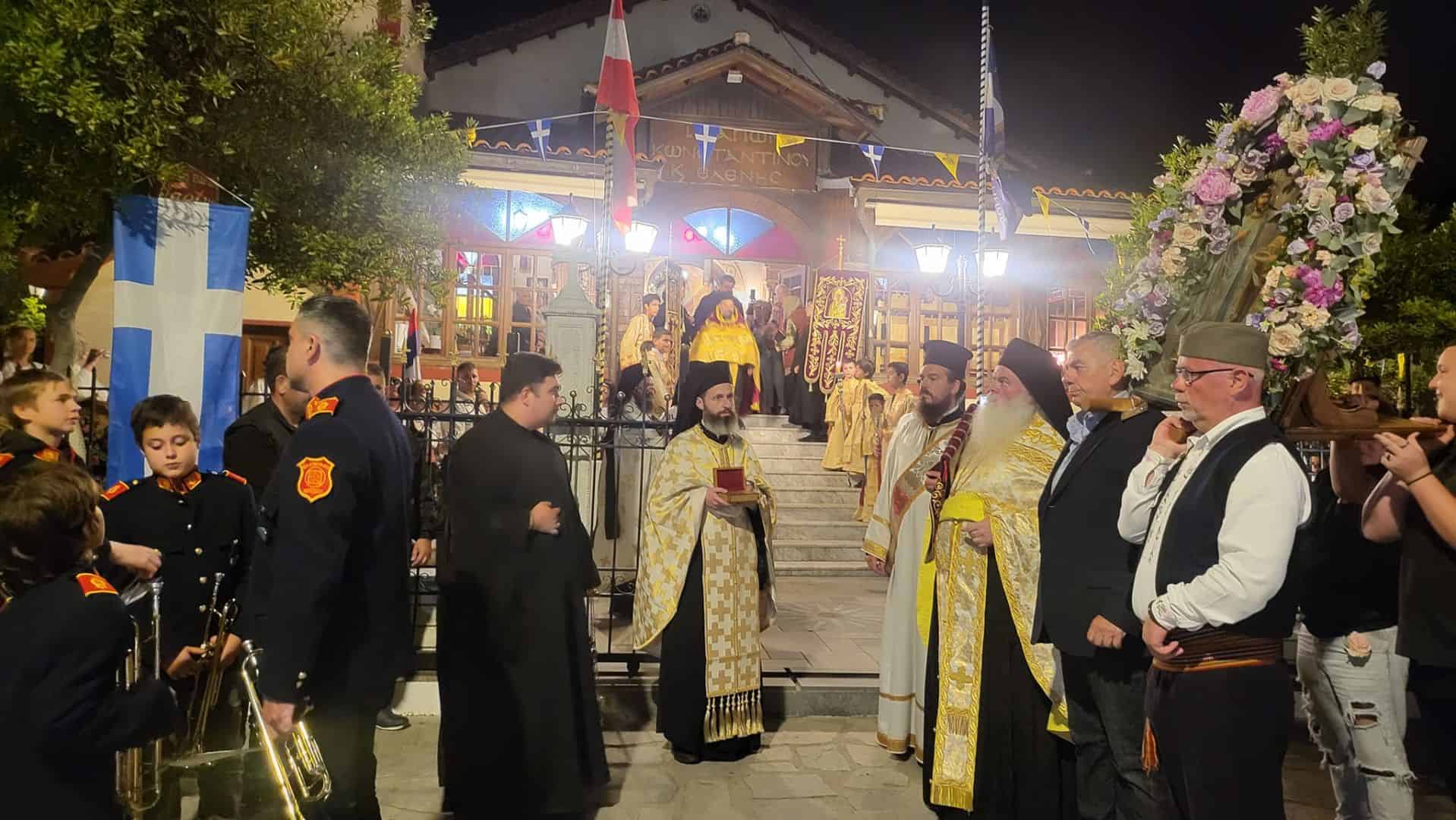 Η Ουρανούπολη τιμά τους Αγίους Κωνσταντίνο και Ελένη (ΦΩΤΟ)