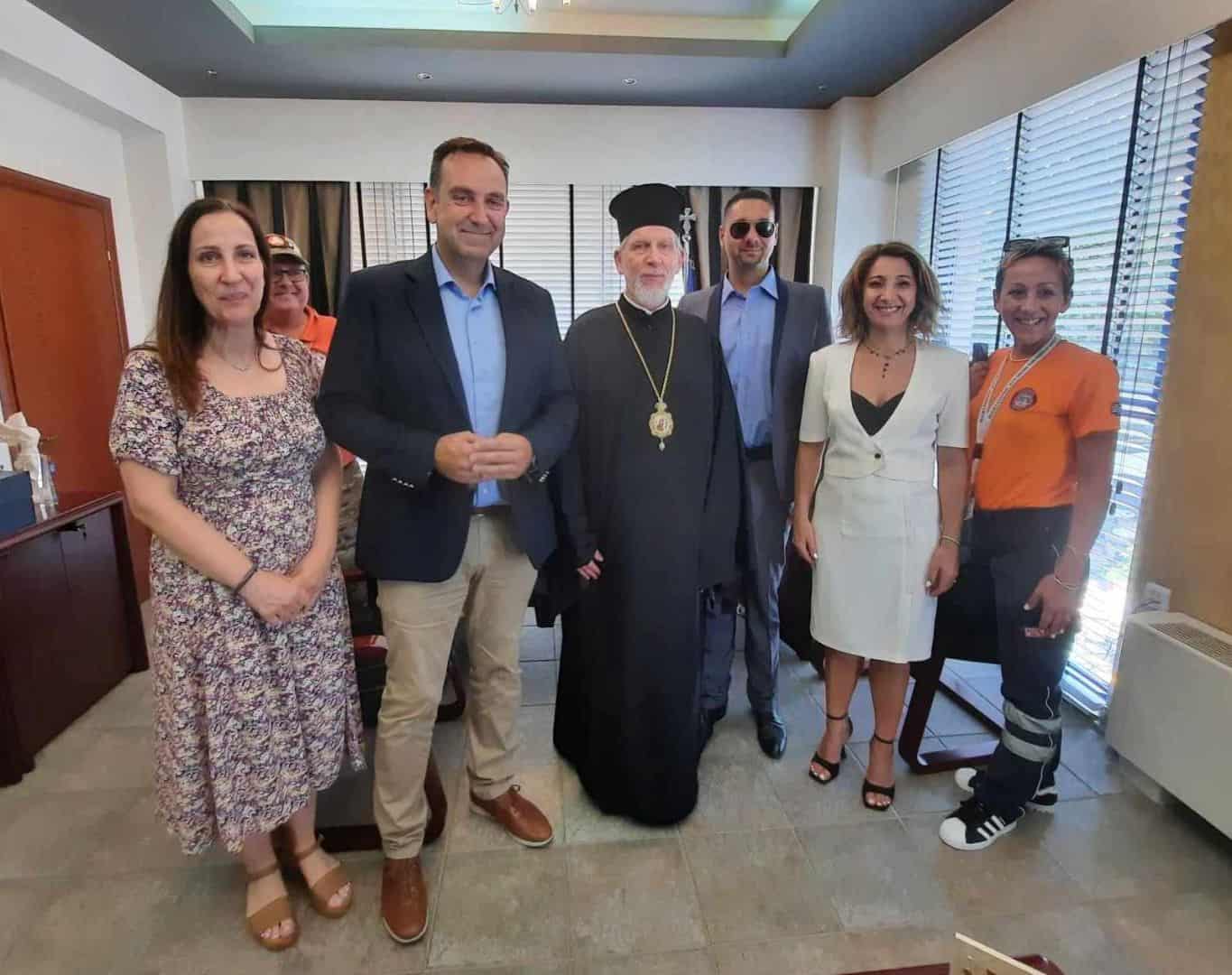 Στο Επιμελητήριο Χαλκιδικής ο Σεβασμιώτατος Μητροπολίτης Σουηδίας